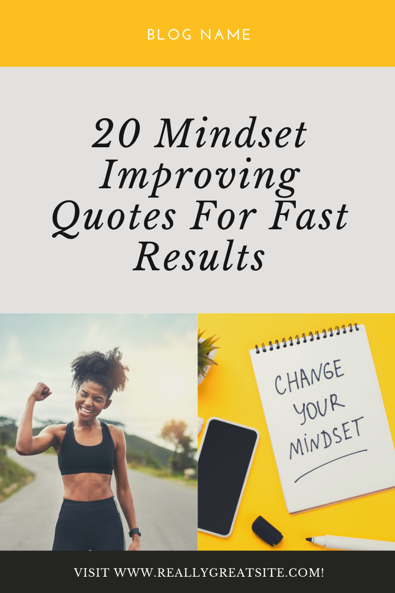 20 Mindset-Improving Quotes for Fast Results - DOOR1010